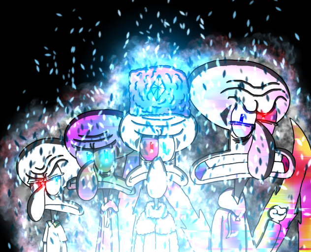 Origin of 3 III Squidward - ibisPaint