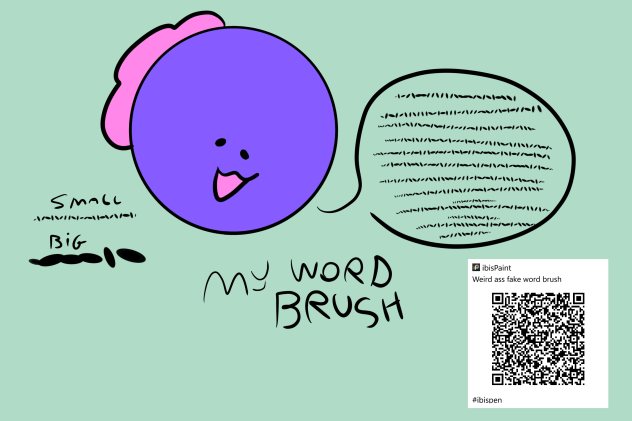 Fake word brush by meeee - ibisPaint