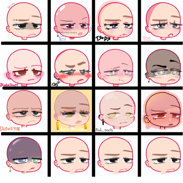 sassy bald person collab - ibisPaint