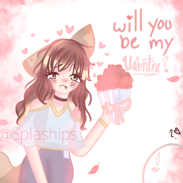 Will you be my valentine Uwu - ibisPaint