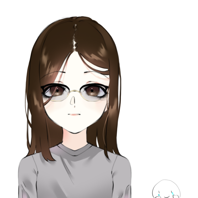 Trying to draw myself in my style - ibisPaint