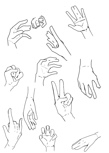 drawing practice (hands) - ibisPaint