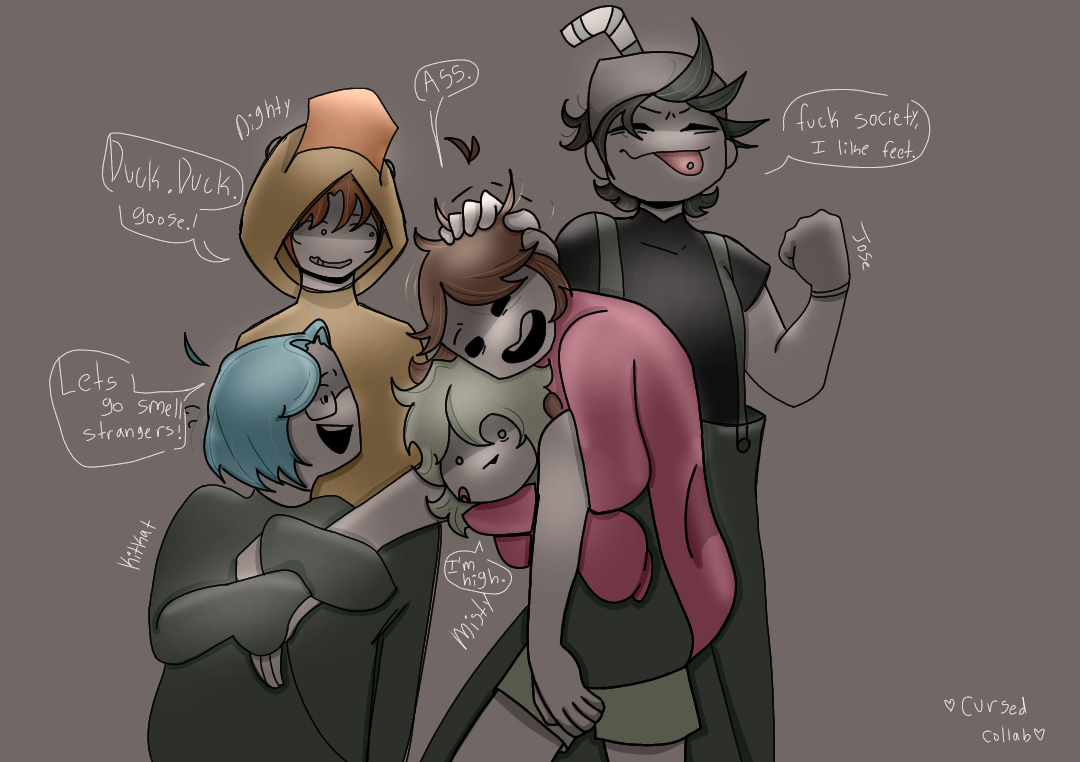 cursed collab - ibisPaint