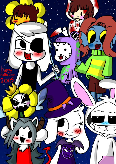 Undertale halloween - ibisPaint