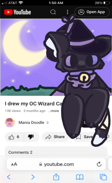 Wizard cat breaks the 4th wall 📸 - ibisPaint
