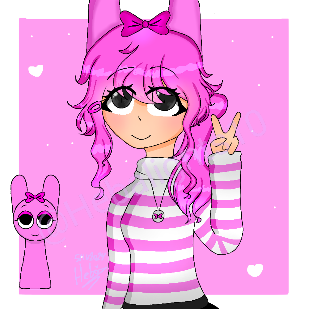 sprunki humanized pinki - ibisPaint