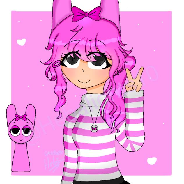 sprunki humanized pinki - ibisPaint