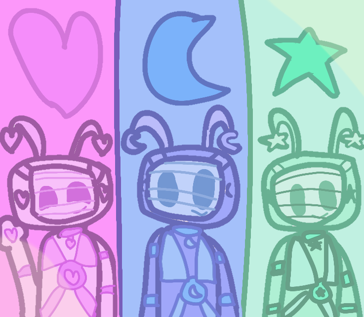 ROBOTS♥️💙💚 - ibisPaint