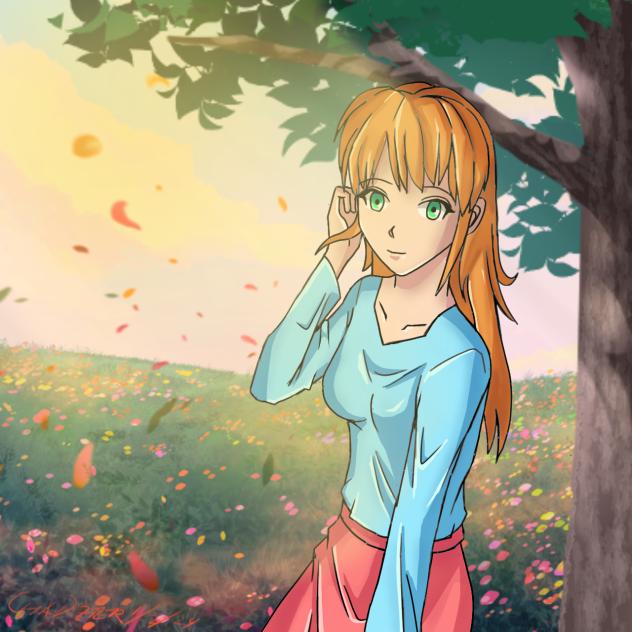 Underneath the tree - ibisPaint