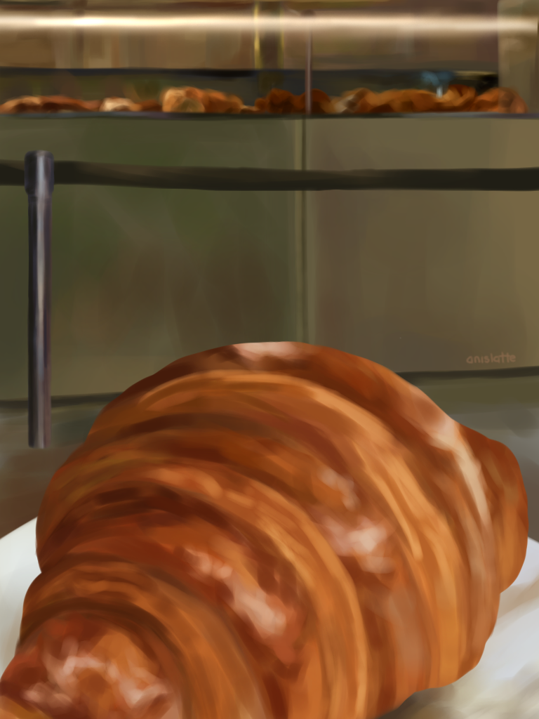 sour dough croissant - ibisPaint