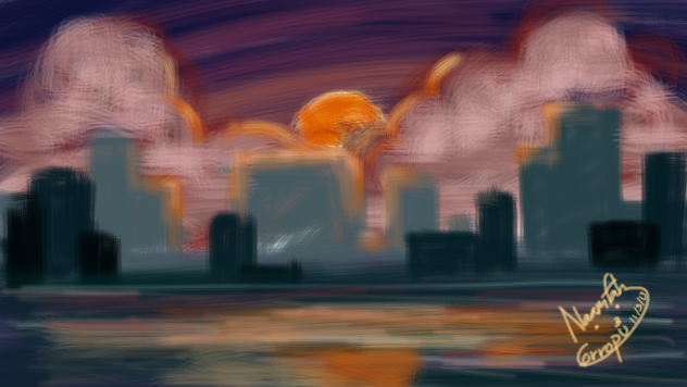 Tsunami.. - ibisPaint