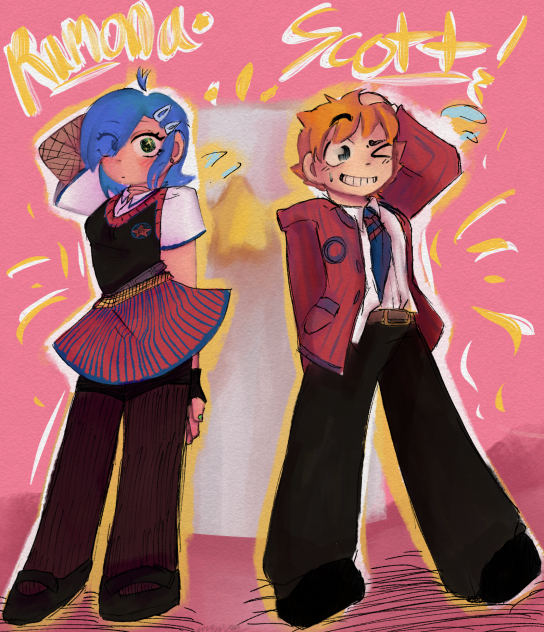 ramona and scott - ibisPaint