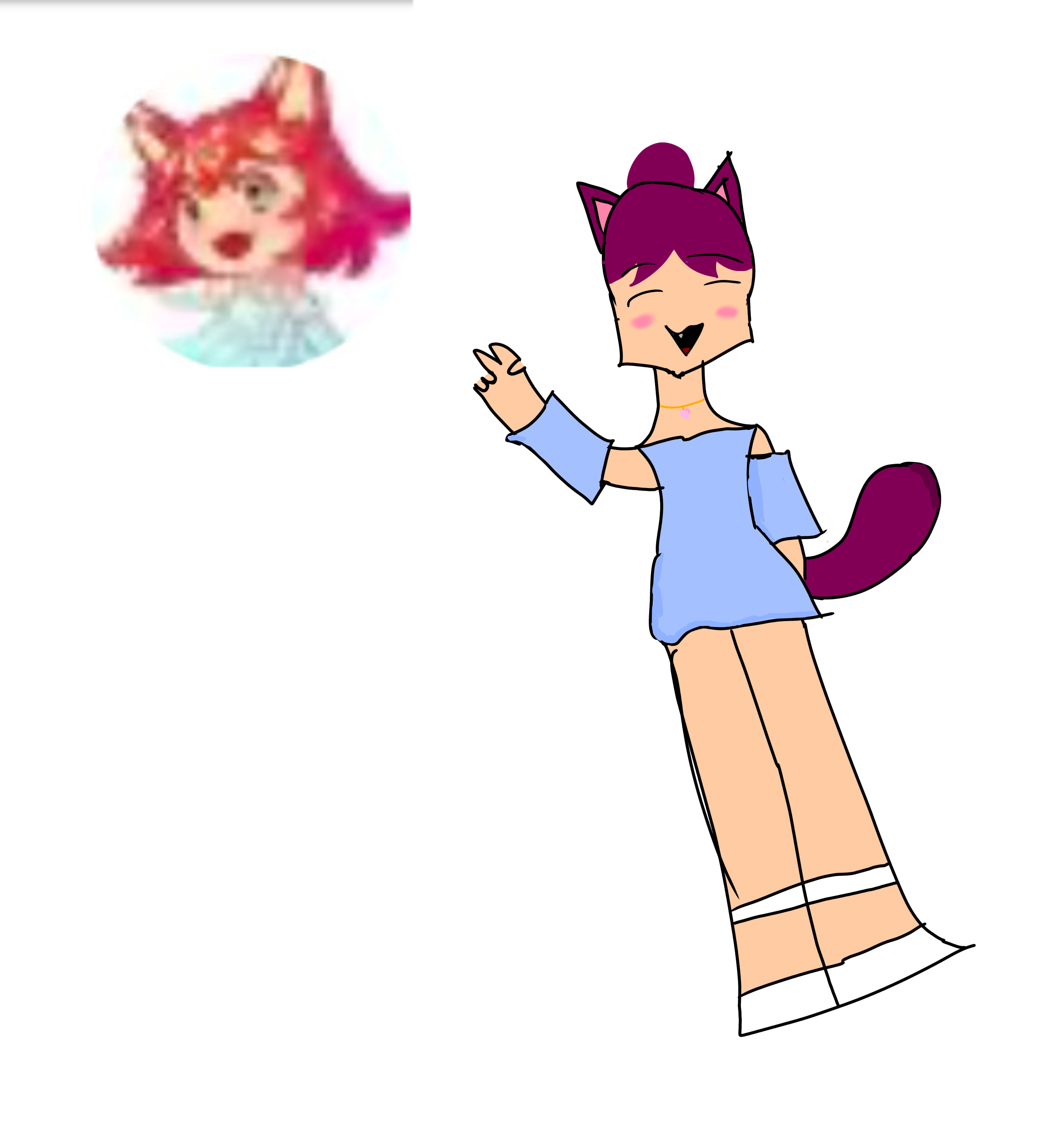 Pispuki’s pfp into a human!!!! - ibisPaint