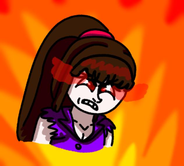 Controlled anger - ibisPaint