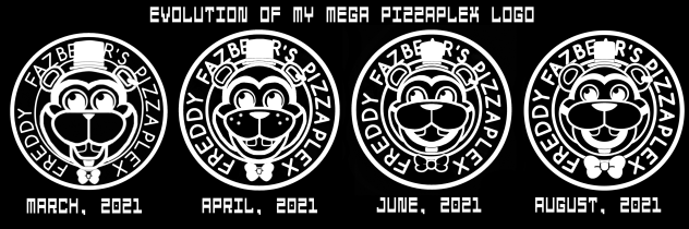 Evolution Of My Mega PizzaPlex Logo - ibisPaint
