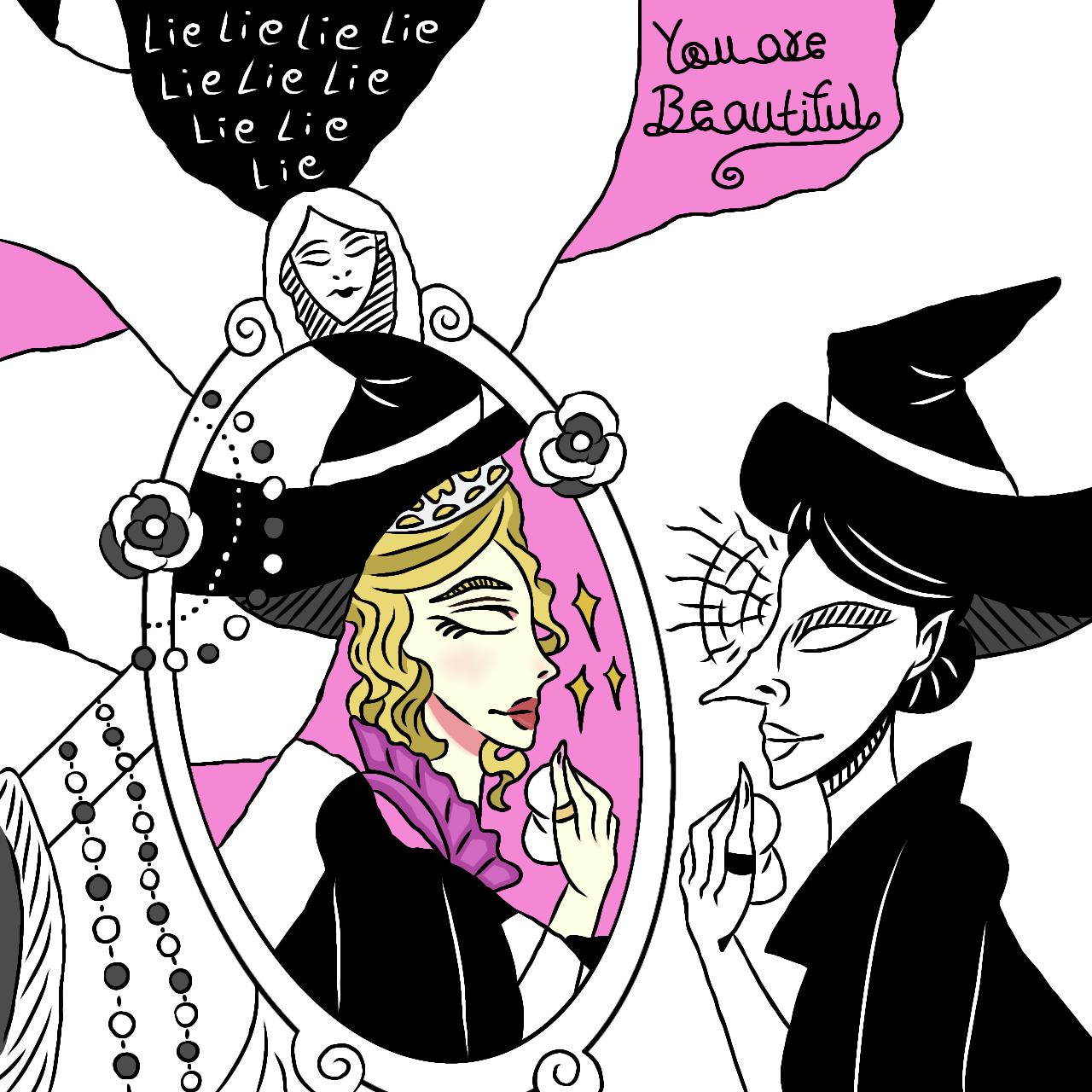 White Lie Mirror - ibisPaint