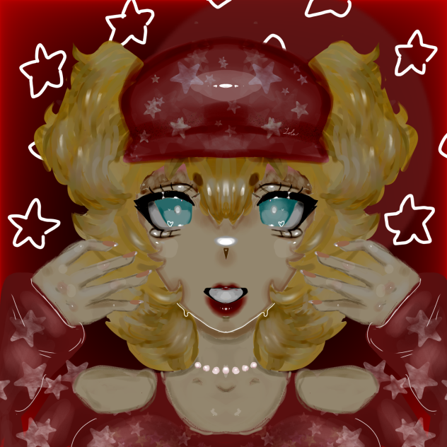 Red woman 💋 - ibisPaint