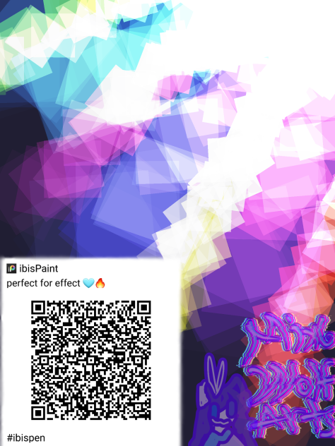 QR brush shiny gems effect - ibisPaint