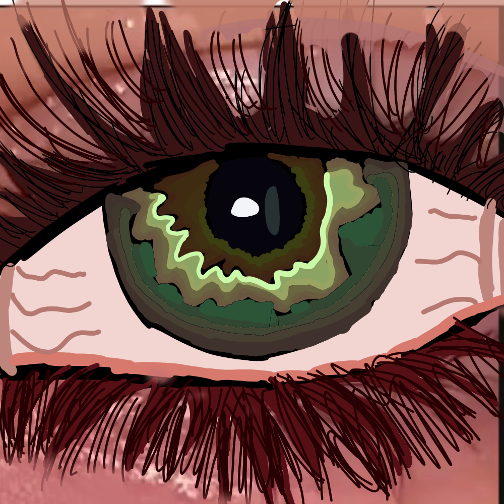 Green eye UwU - ibisPaint