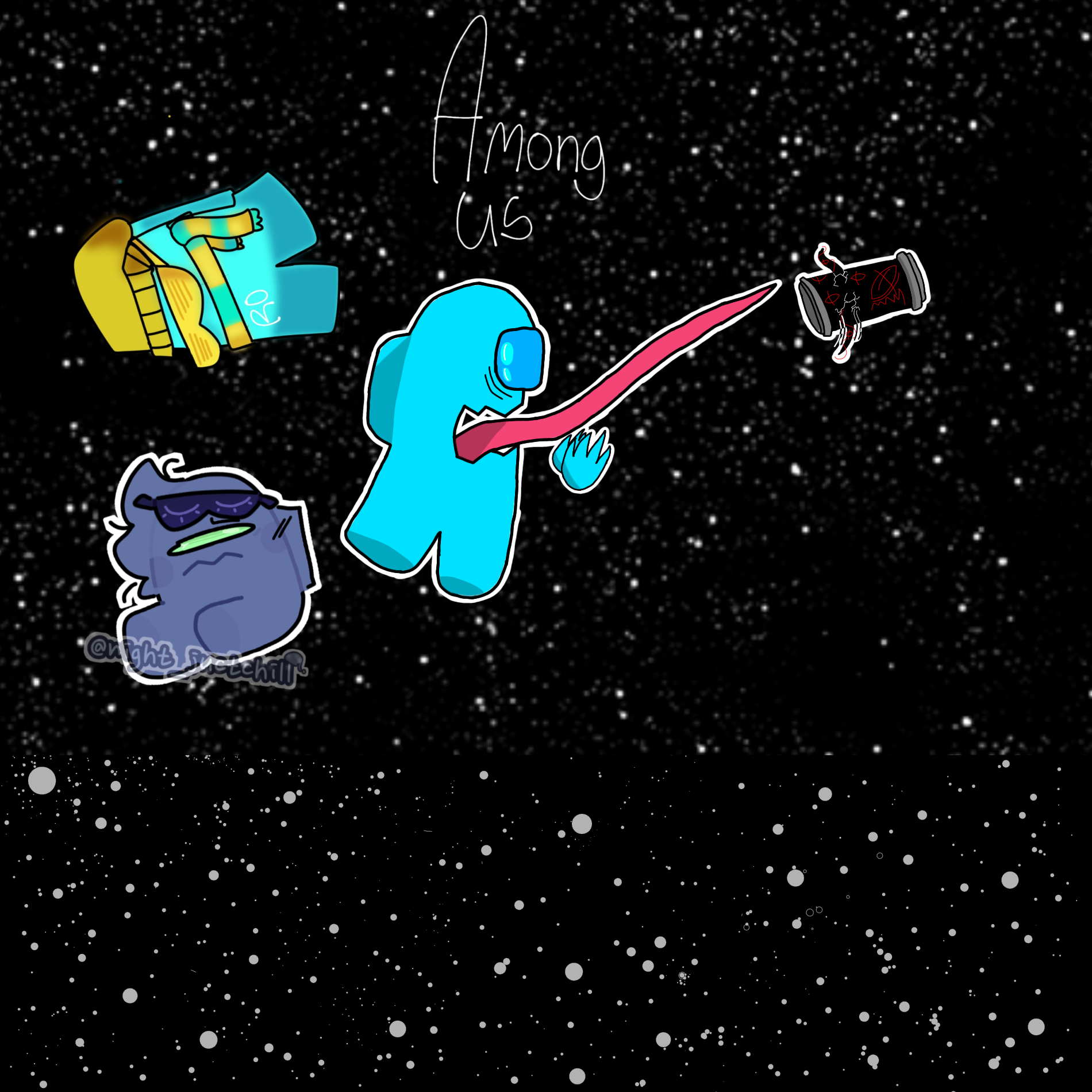 Among Us Collab - ibisPaint