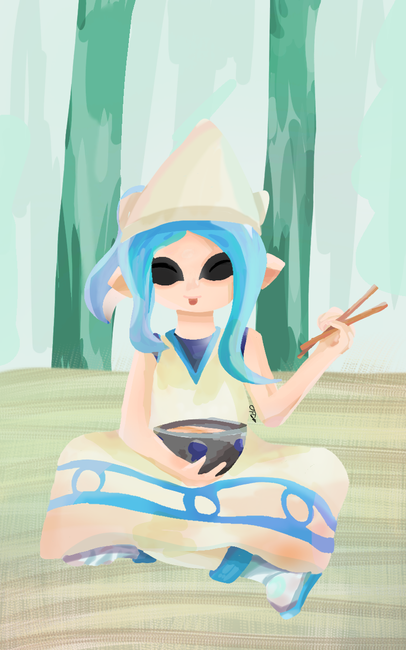 [Splatoon] Octoling Squid Girl - ibisPaint