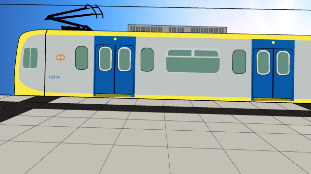 LRT-1 train (gen 3 train) - ibisPaint