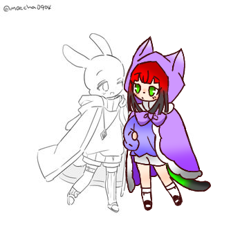 Bunny cat collab - ibisPaint