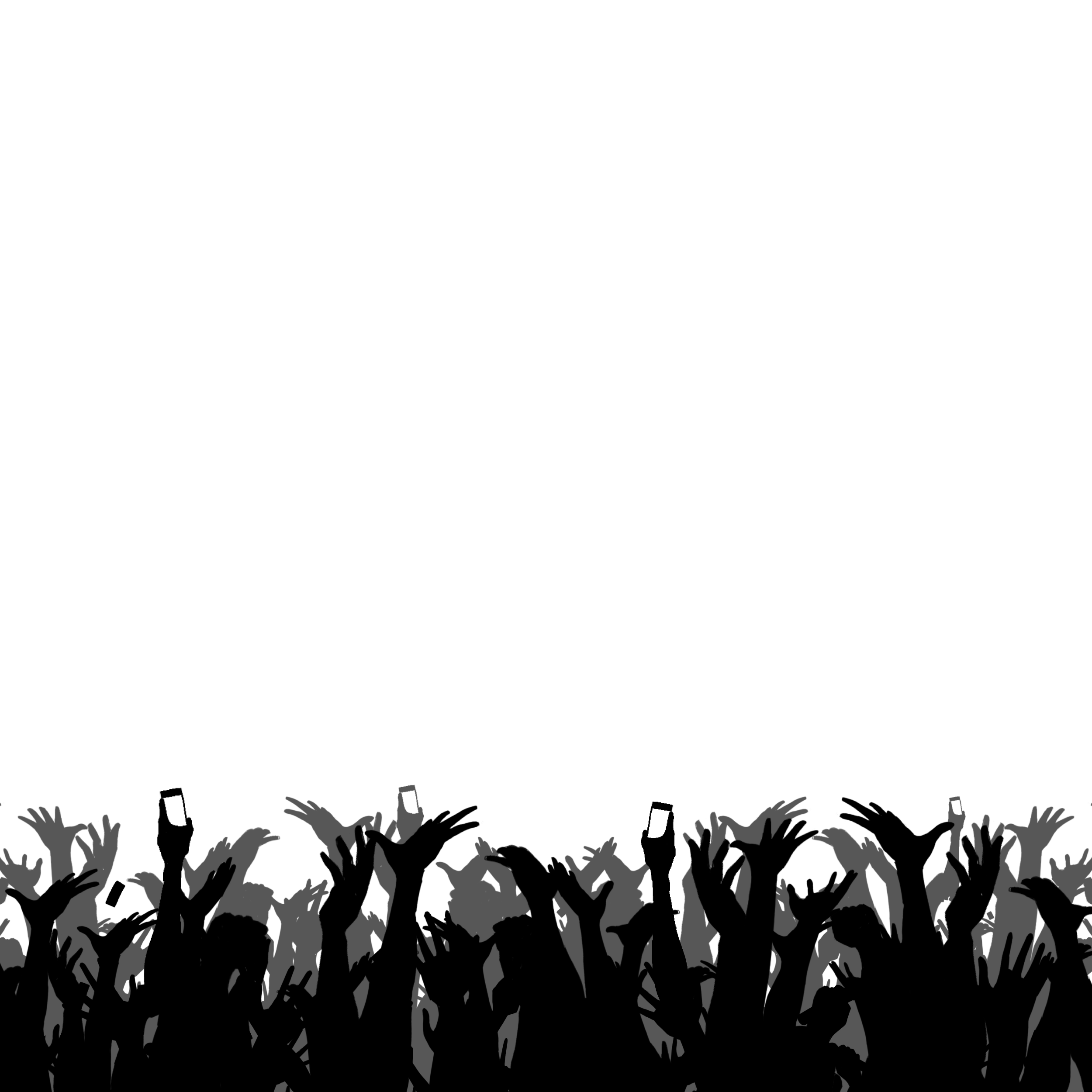 Cheering crowd - ibisPaint