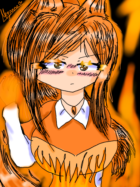 燃える琥珀Firey - ibisPaint