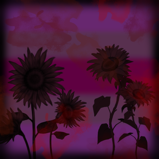 Bl00d on a painting of flowers v4 - ibisPaint