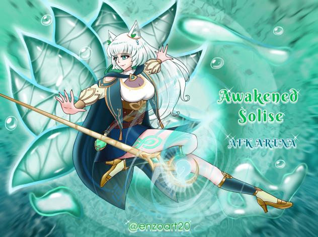🟢Solise AFK ARENA (videogame) - ibisPaint