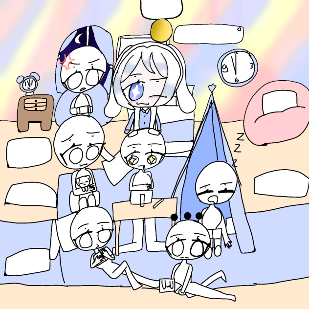 sleep room collab - ibisPaint