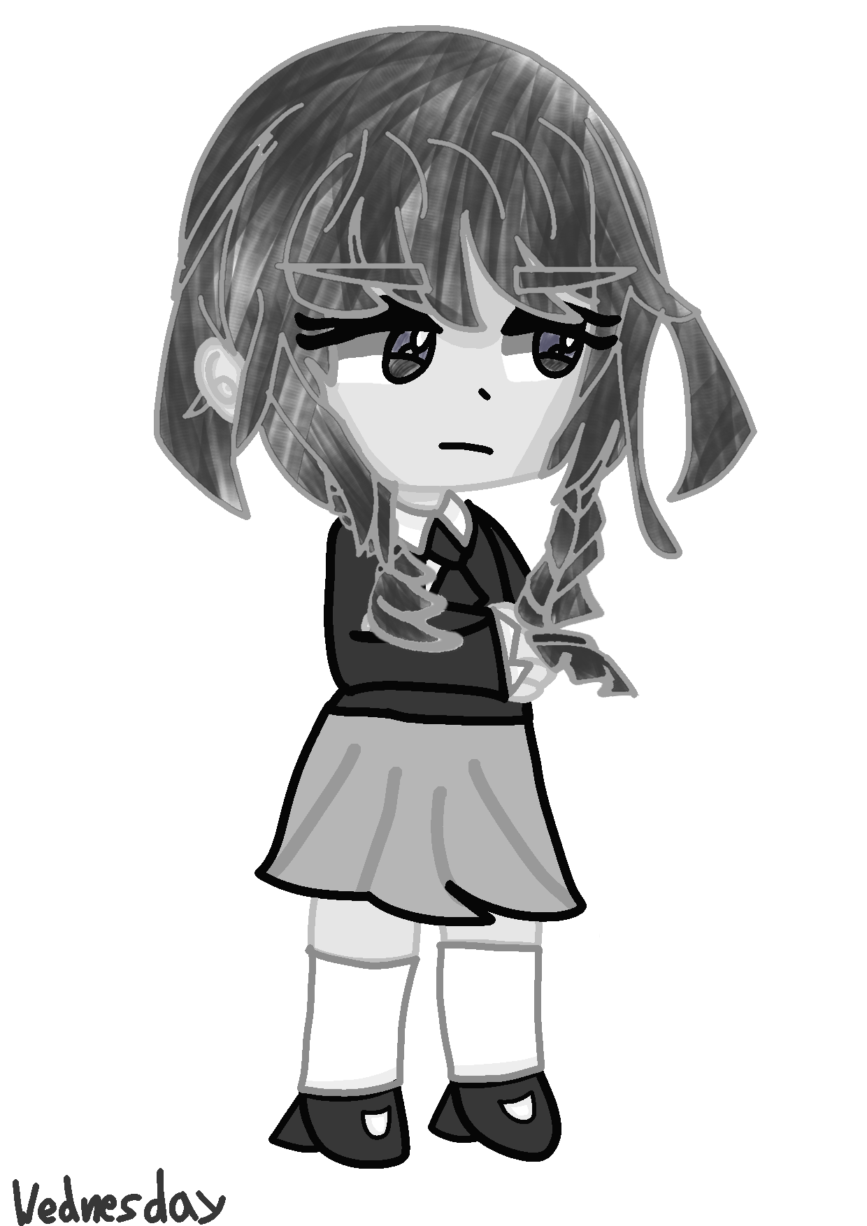 Wednesday Gacha club - ibisPaint