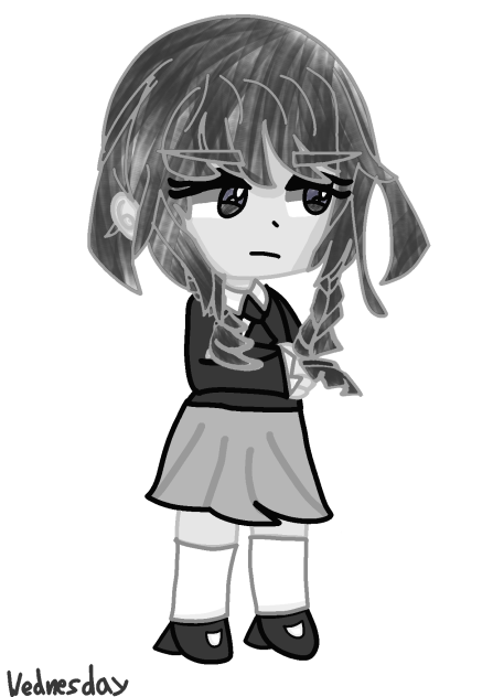 Wednesday Gacha club - ibisPaint