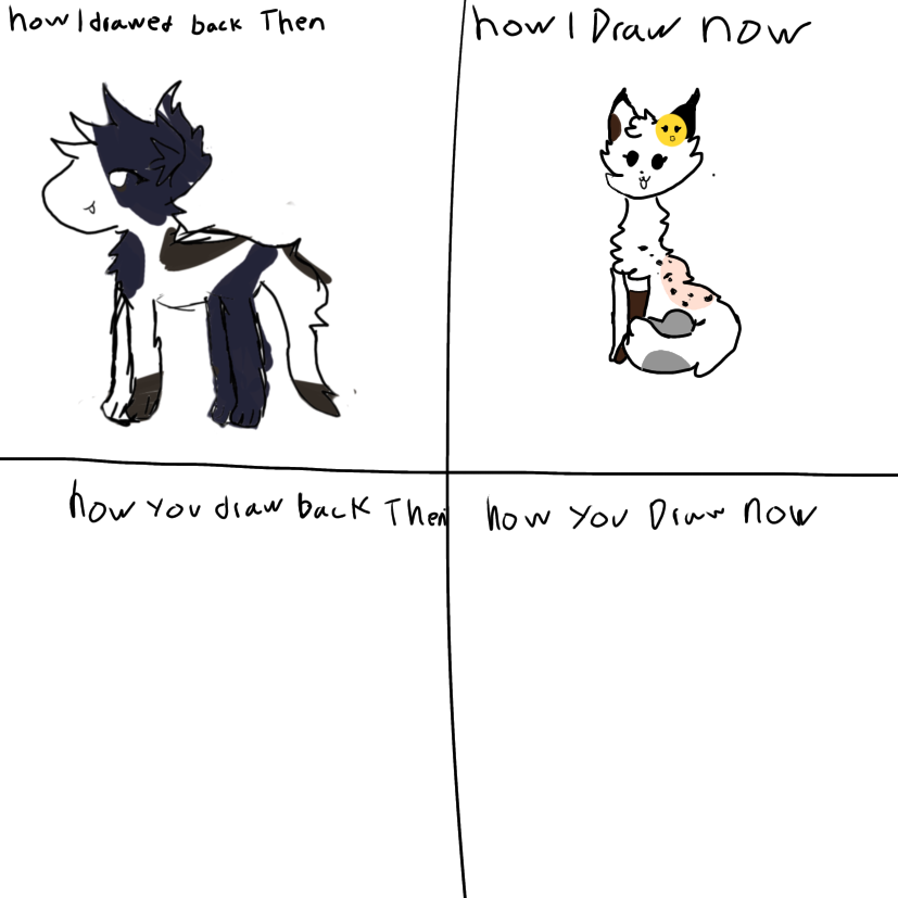 How I drawed back then how you draw then - ibisPaint