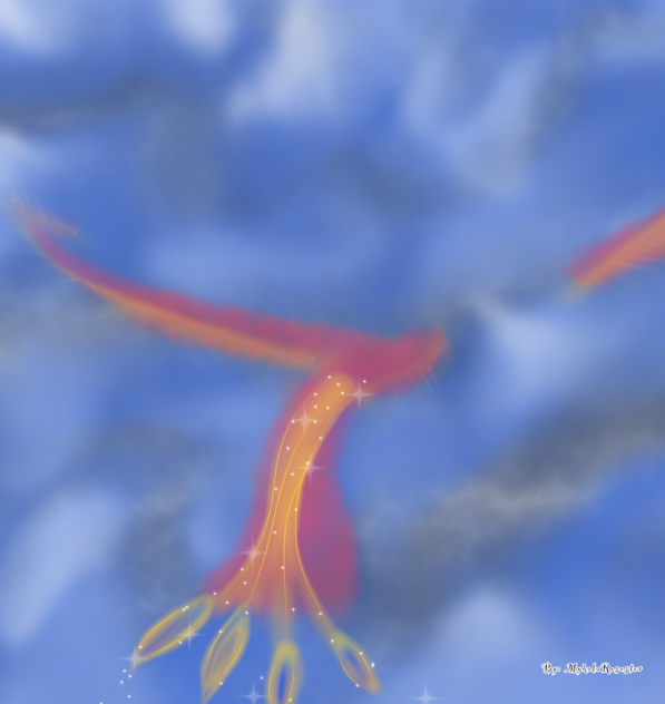 The Firebird of Russian Folklore - ibisPaint