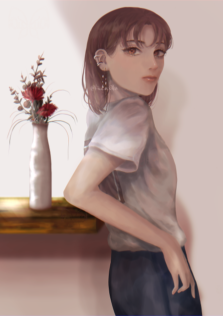 Poker face I - ibisPaint