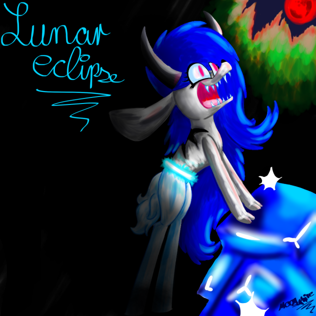 Lunar eclipse - ibisPaint