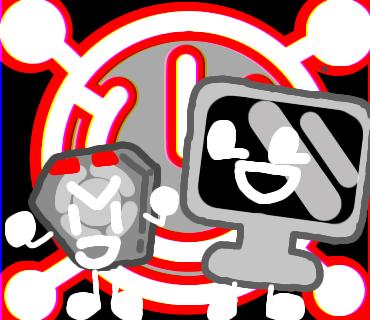 bfdi tv and remote - ibisPaint