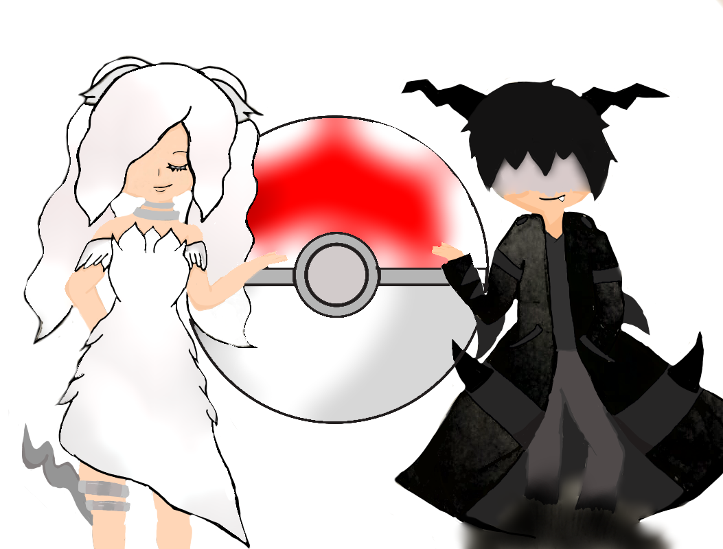 Reshiram+Zekrom(Speedpaint+ReDo) - ibisPaint