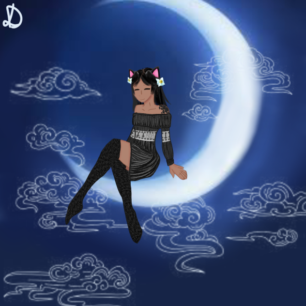 Mooncat - ibisPaint
