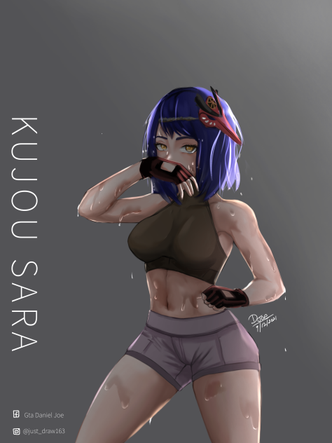 kujou sara - ibisPaint