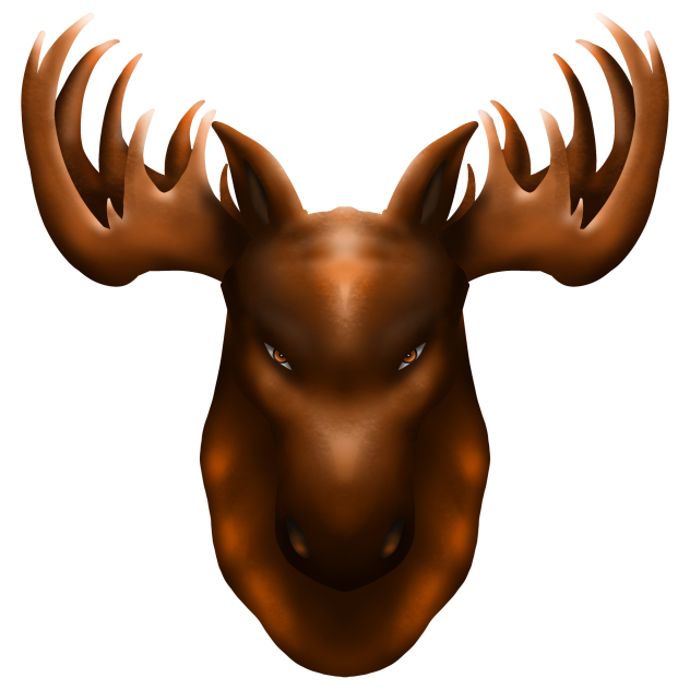Moose head wall mount - ibisPaint