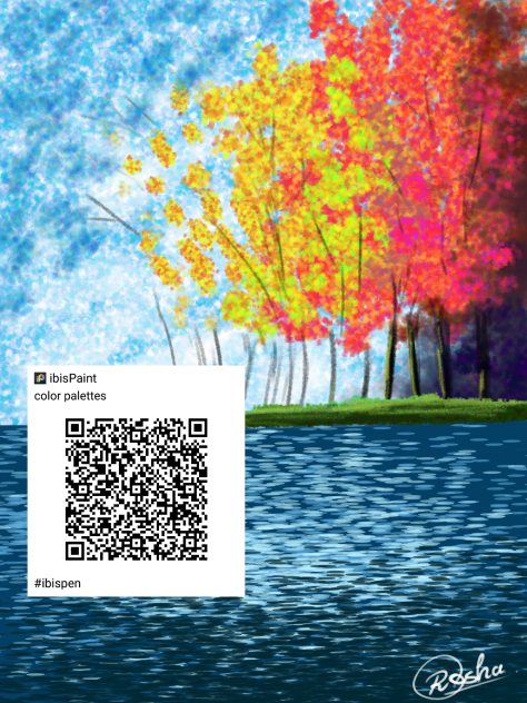 pallate knife artwork - ibisPaint