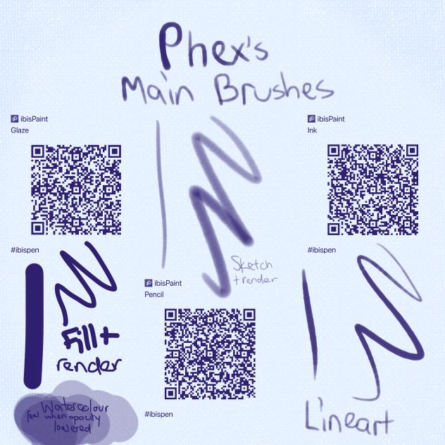 Phex’s Main Brushes - ibisPaint