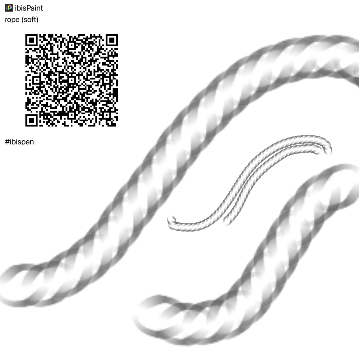 Rope (soft) custom brush - ibisPaint
