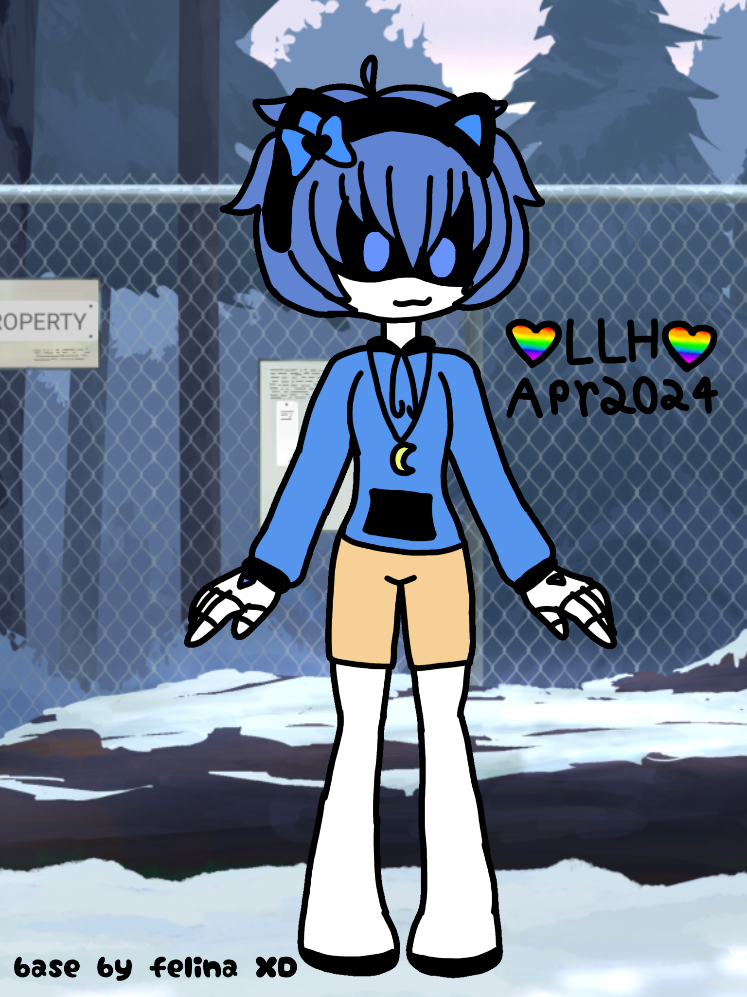 murder drones OC Lily (base used - ibisPaint