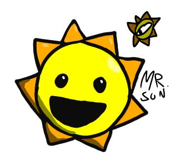 mr. sun from sprunki - ibisPaint
