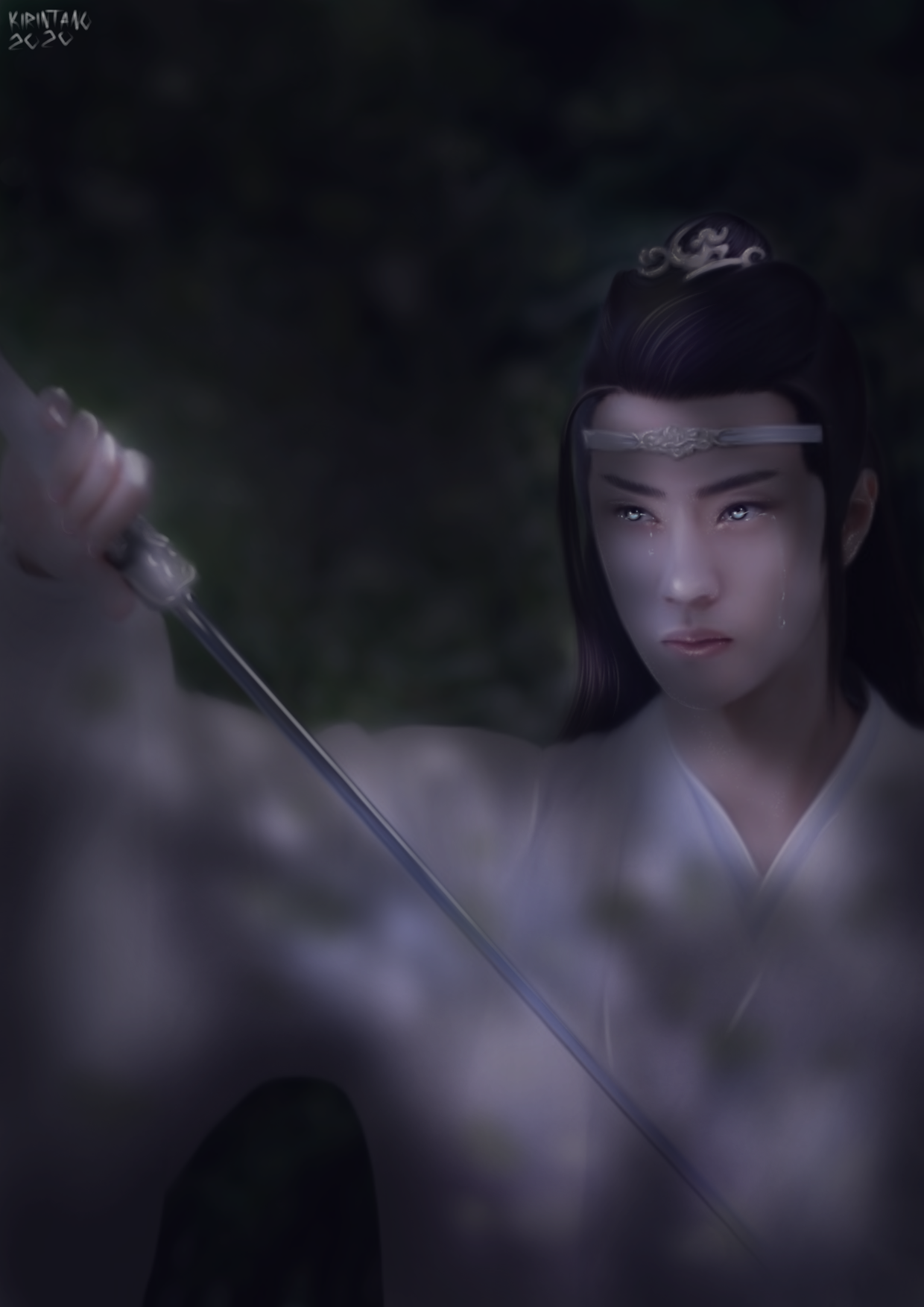 蓝湛 Lán Zhàn. Mo dao zu shi 2 - ibisPaint