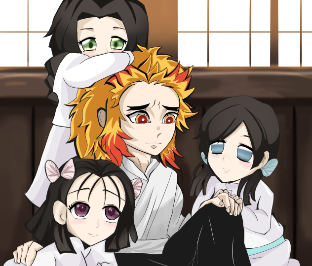 Senjuro x butterfly nurse triplets - ibisPaint